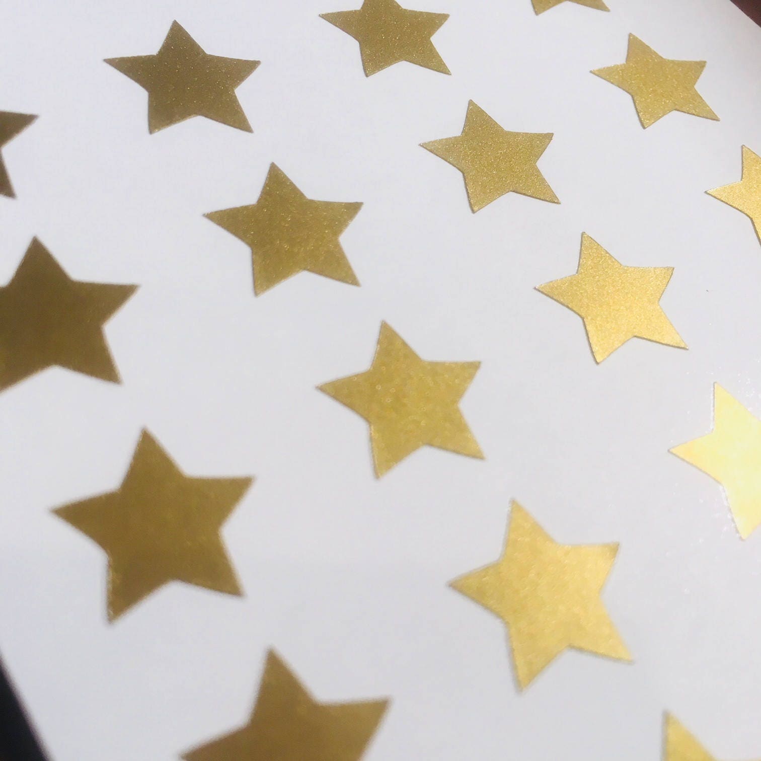 Gold Star Decals Wall Decal Confetti Stars Star Wall - Etsy UK