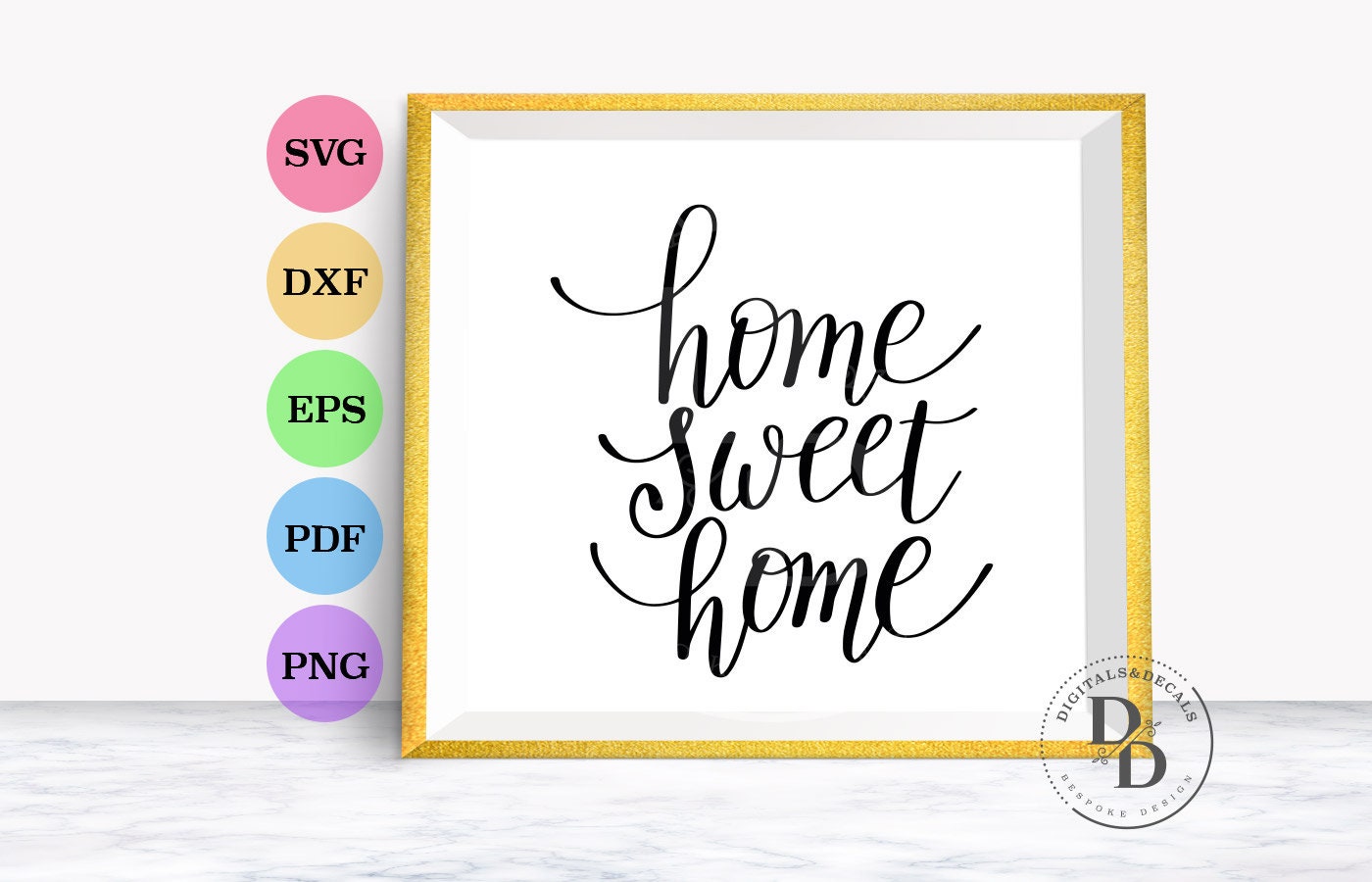 Home Sweet Home Svg Family Quotes Svg Svg Loving Sayings | Etsy UK