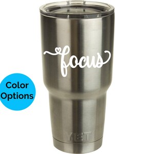 Focus Decal, Focus Sticker, Positive Decal, Focus Laptop Decal, Focus ...