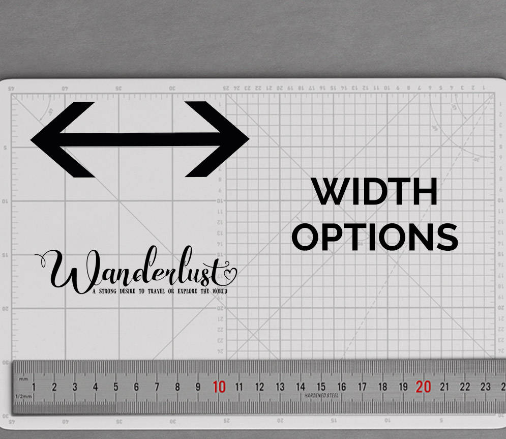 Wanderlust Car Decal Wanderlust Decal Wall Decal Home | Etsy