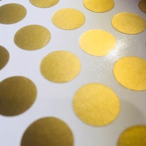 Gold Dot Wall Vinyl Decals Simple Peel and Stick - Etsy