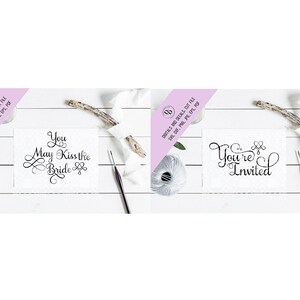 Huge Wedding Sign SVG Bundle Includes DXF EPS for Silhouette Cricut ...