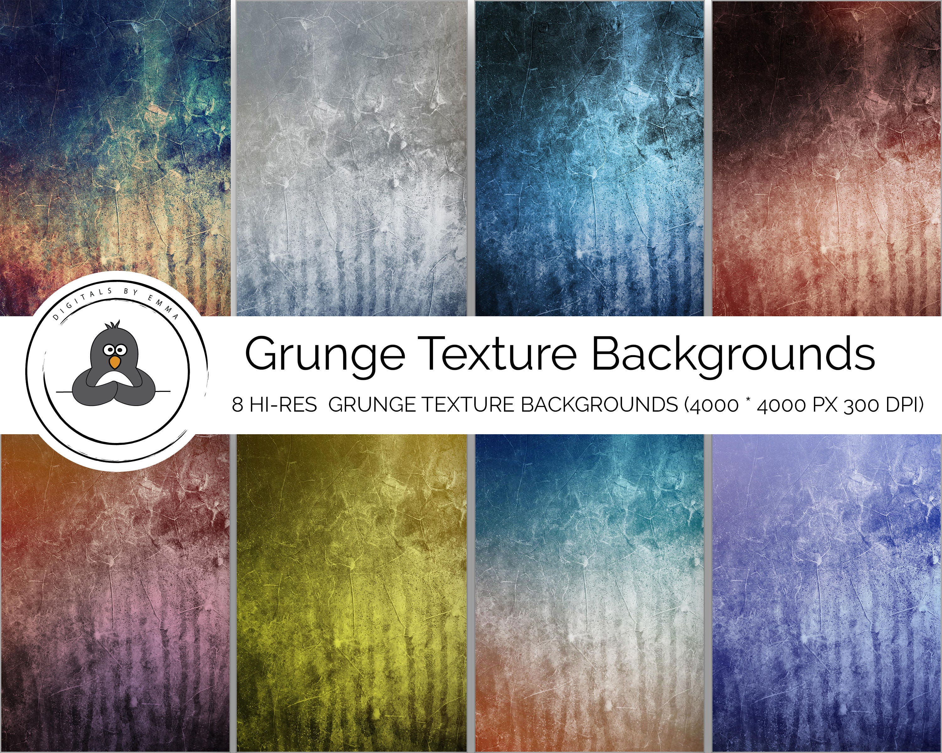 GRUNGE TEXTURES Digital Backdrop Digital Papers Digital | Etsy