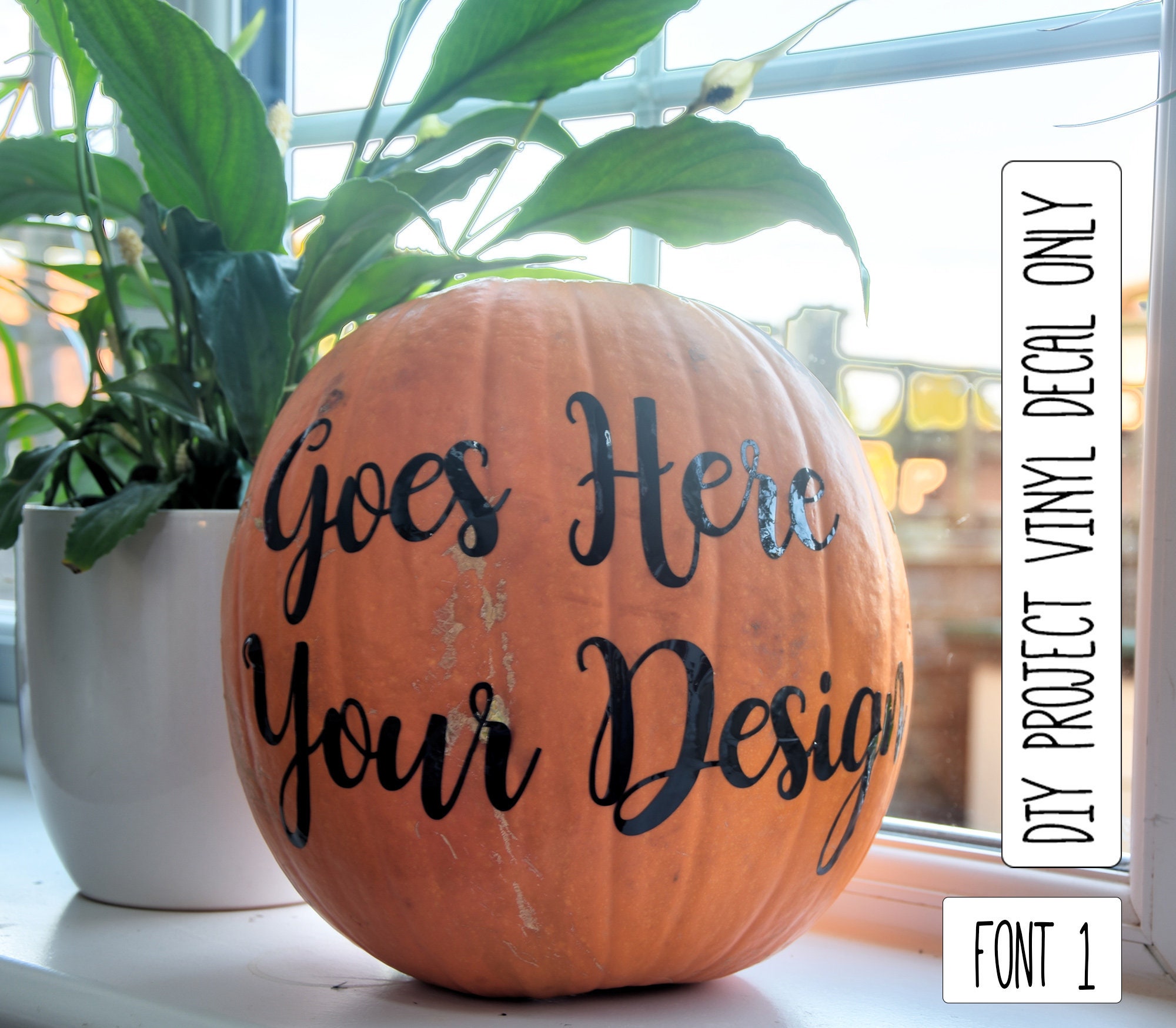 Custom Decal for Pumpkin Custom Stickers for Pumpkins Vinyl - Etsy