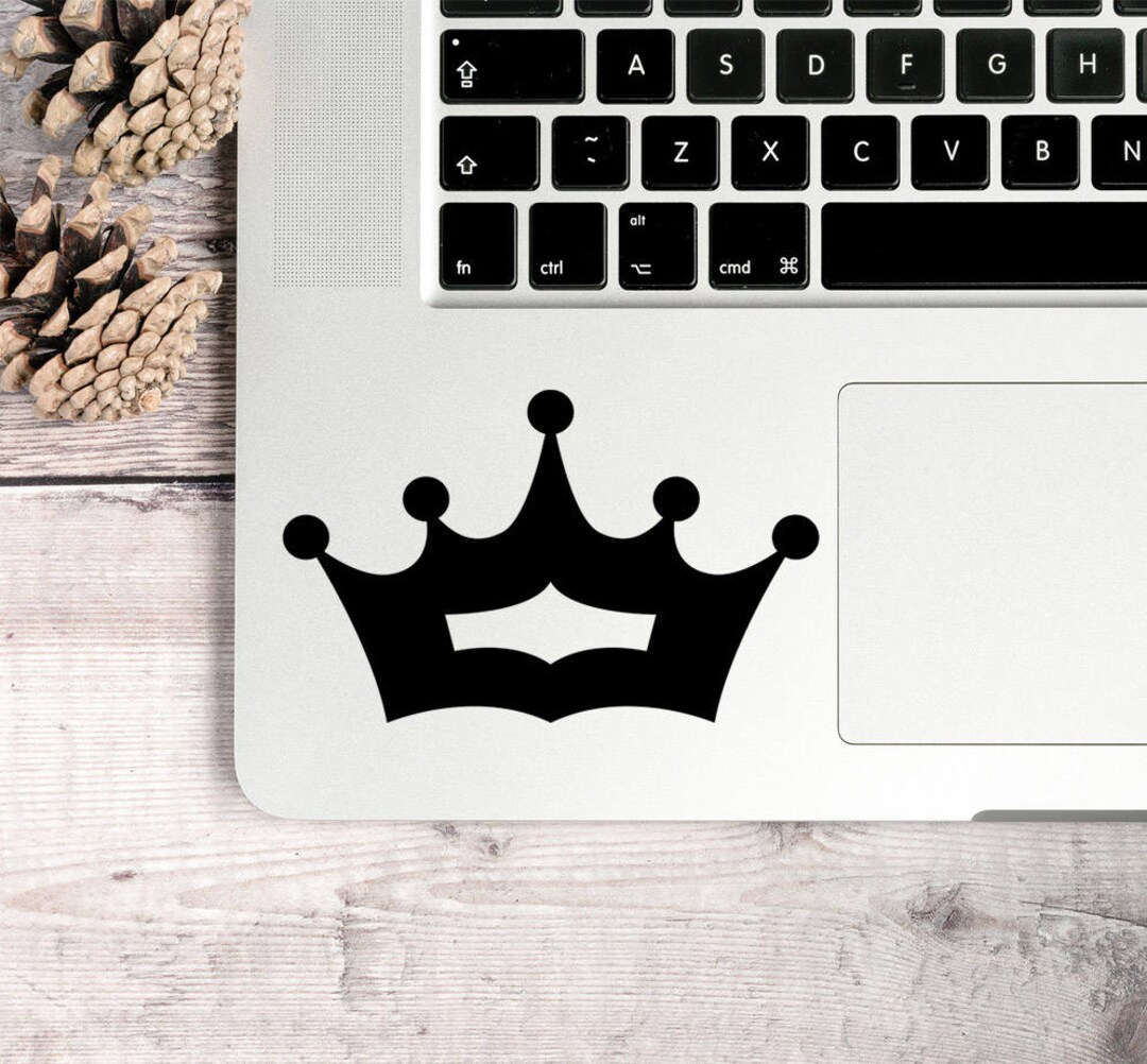 Princess Crown Decal, Princess Crown Sticker, Laptop Decal, Car Decals ...