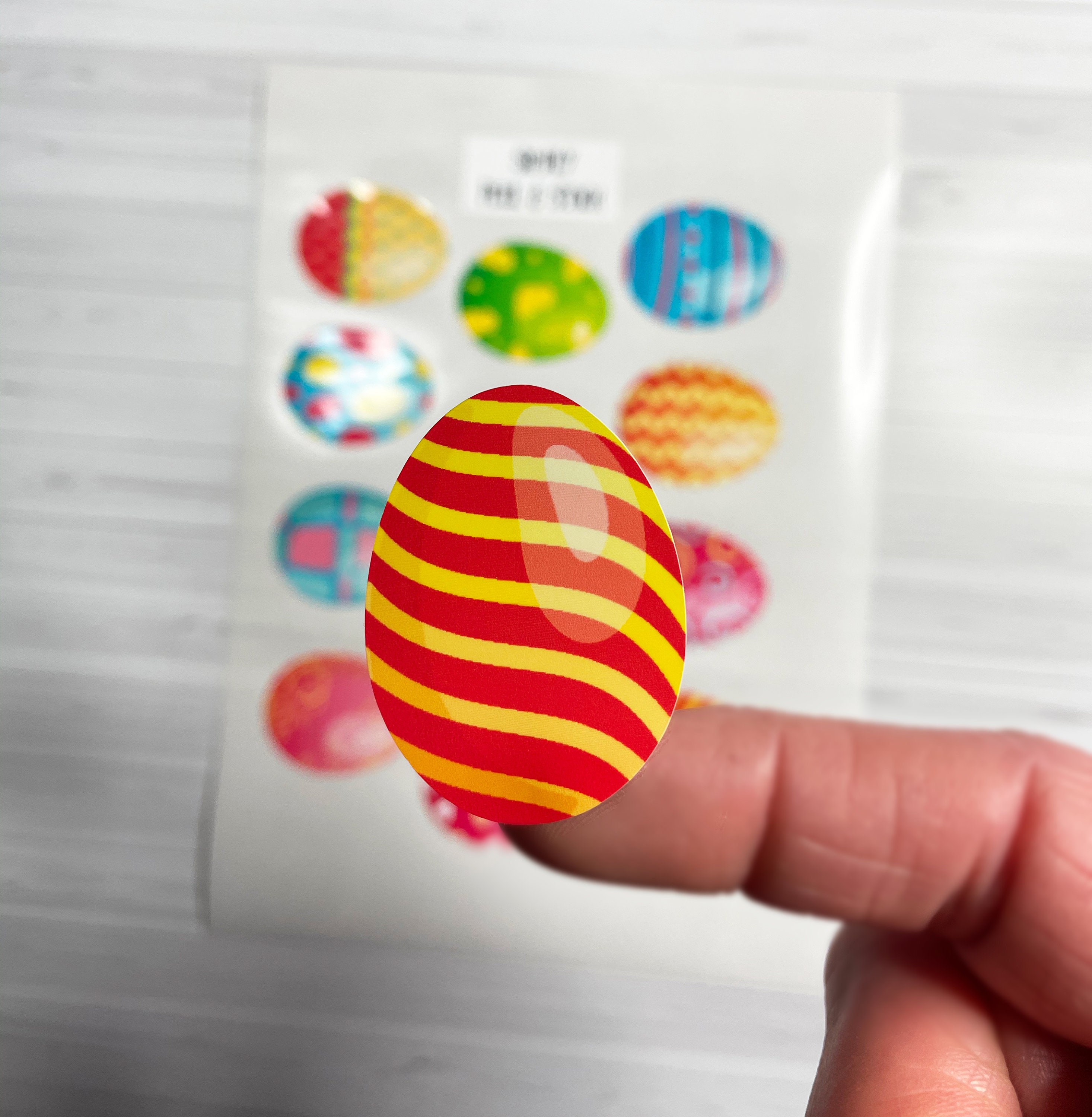 Personalised Easter VINYL DECAL Sticker for Easter Treats - Etsy UK