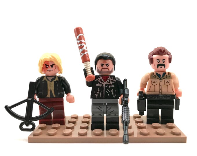 Negan Dwight Simon & Lucille the Walking Dead Custom Set - Etsy