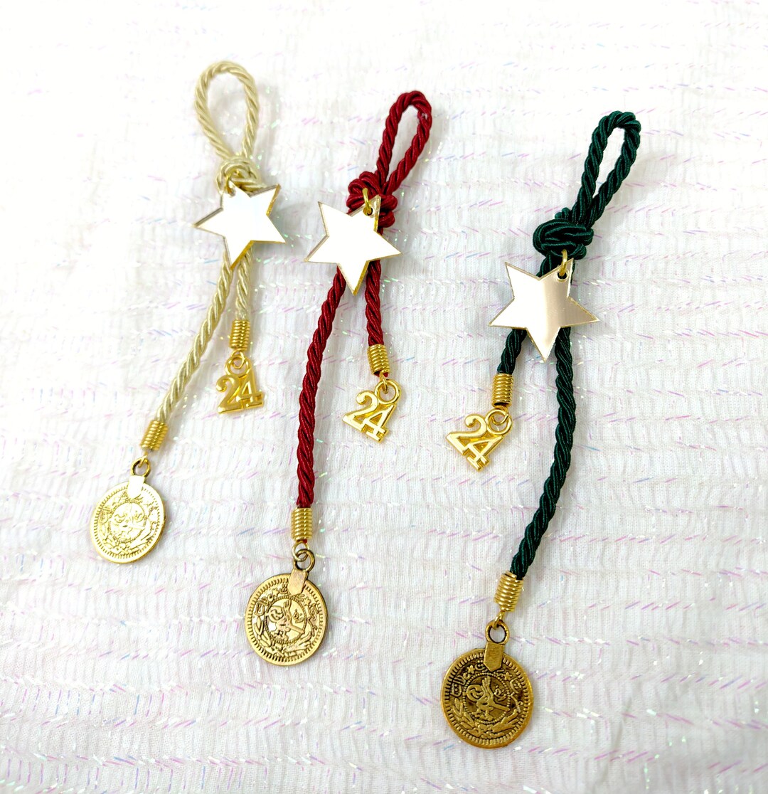 Gold Plexiglass Star Talisman / 2025 Greek Gouri / Good Luck Charm ...