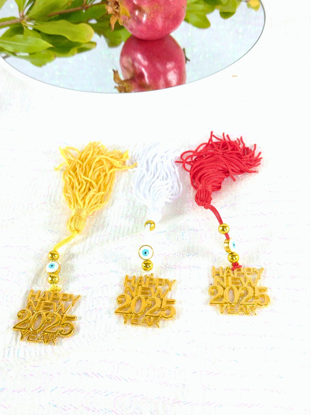 2025 New Year's Gold Greek Gouri Good Luck Charm With Evil Eye / gouri ...