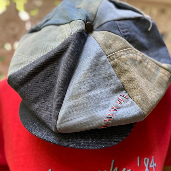 Patchwork Denim Men - Etsy