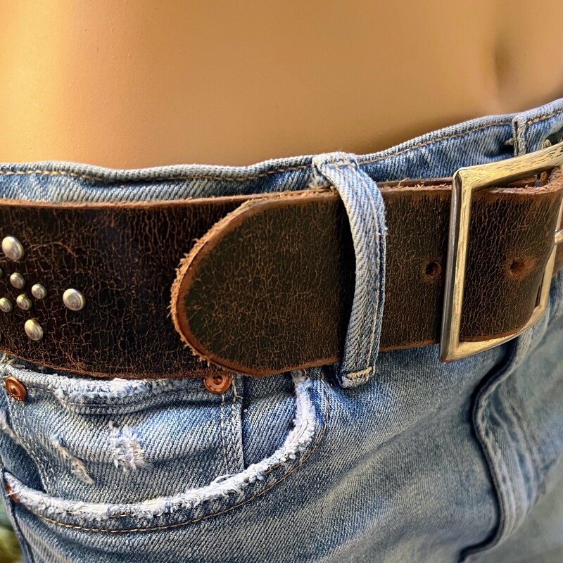 Studded Belt - Etsy