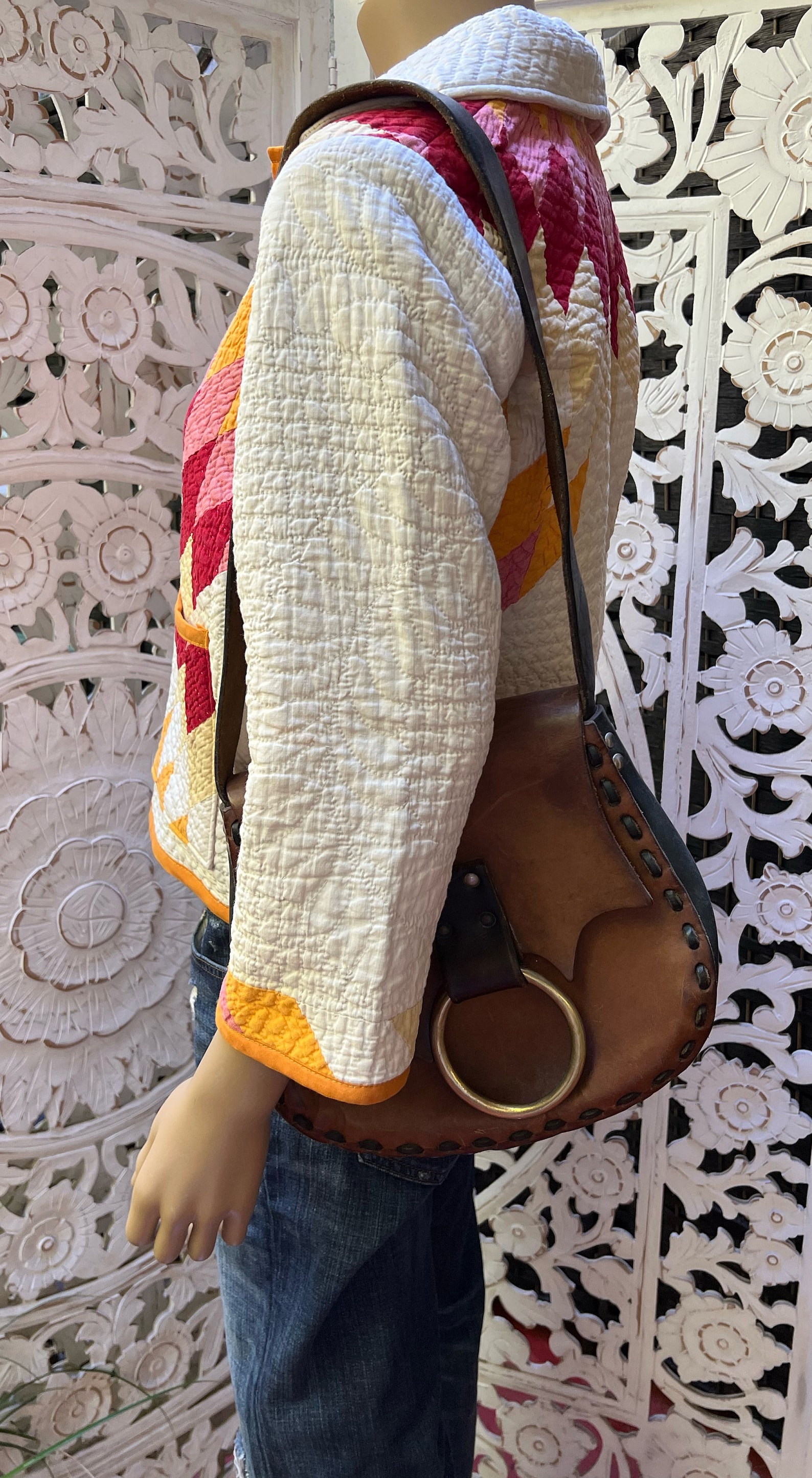 Jacket Made From Repurposed Vintage Quilt Size XS - Etsy