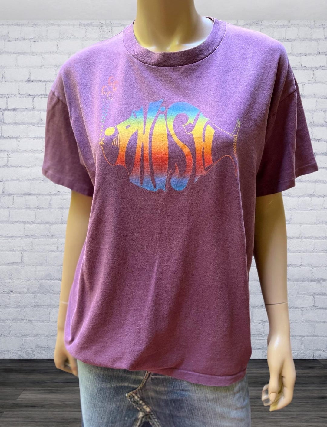 Rare Vintage 90s Multi Color Graphic PHISH T Shirt Size M to L. - Etsy