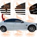Fits Pontiac G8/chevy SS - Rear Quarter Windows - USA Flag Vinyl Decals ...