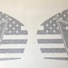 Fits Pontiac G8/chevy SS - Rear Quarter Windows - USA Flag Vinyl Decals ...