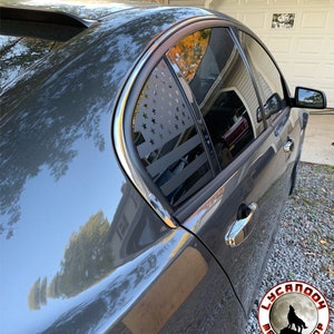 Fits Pontiac G8/chevy SS - Rear Quarter Windows - USA Flag Vinyl Decals ...