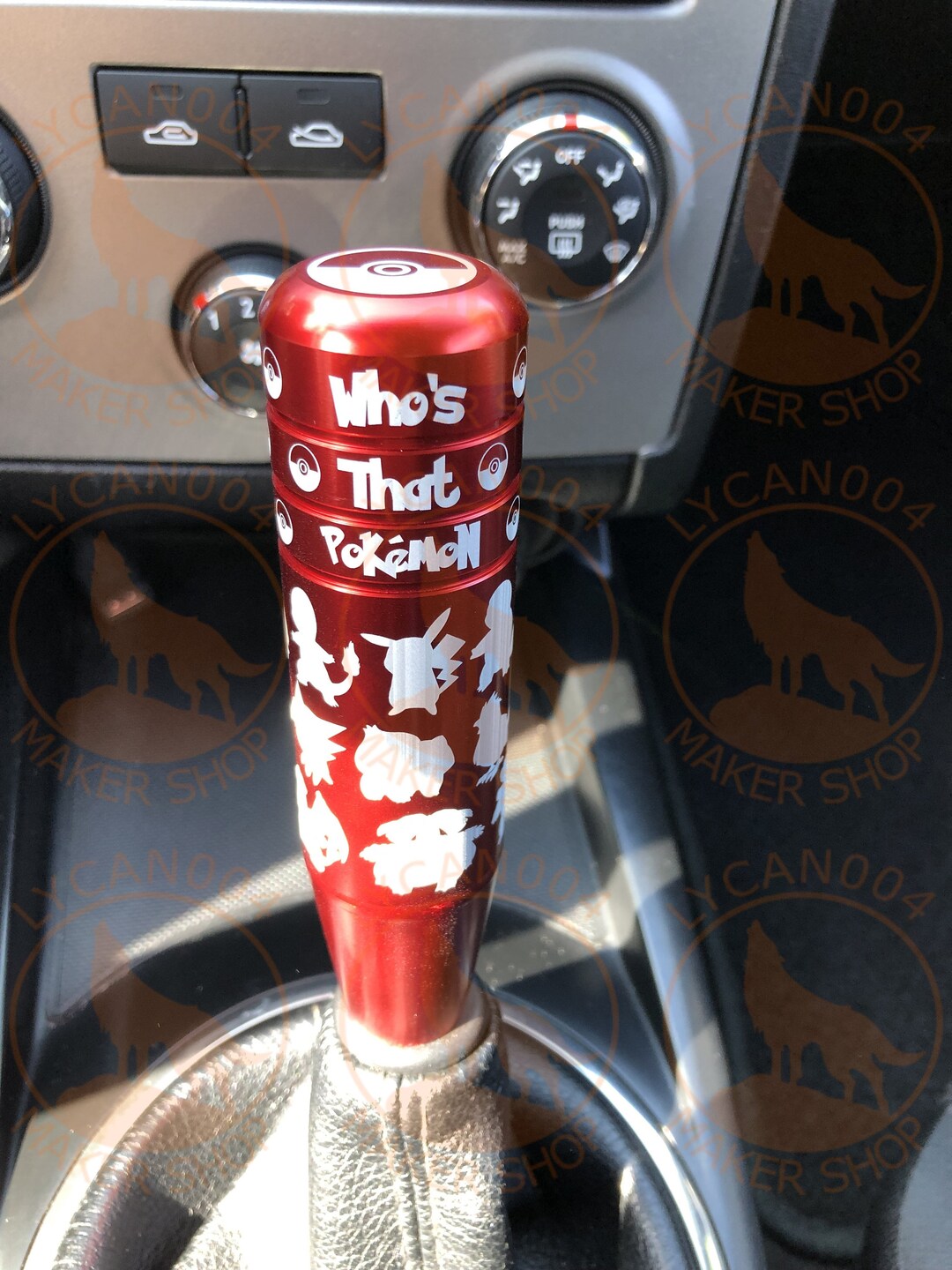 Pokemon Themed - Aluminum Shift Knob - Etsy