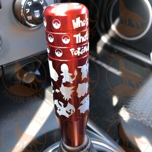 Pokemon Themed - Aluminum Shift Knob - Etsy