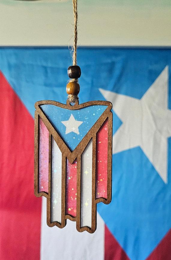 Puerto Rico Bracelet With Sliding Beads - Lighthouse, Palm Tree, Flag ...