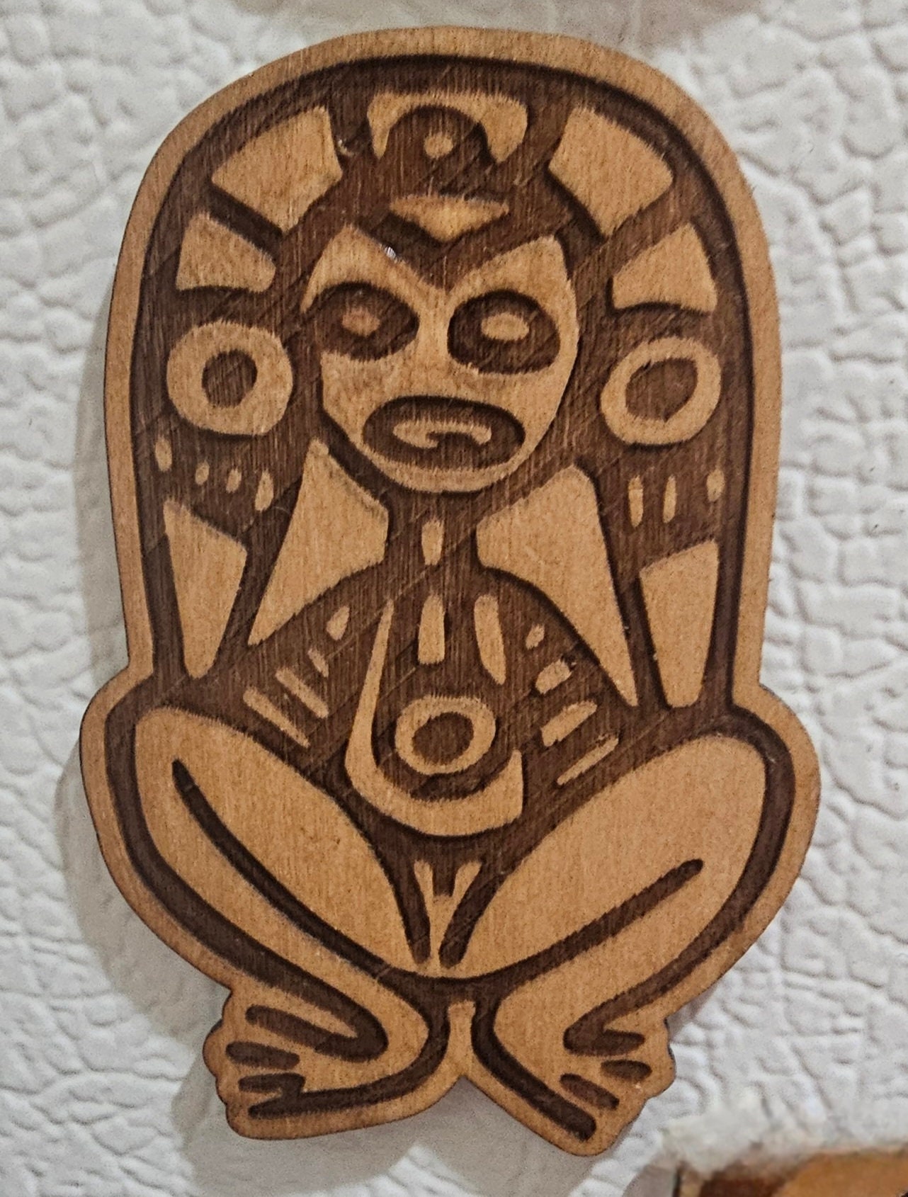 Taino Tribal Art Wooden Magnets – Handcrafted Indigenous Caribbean ...