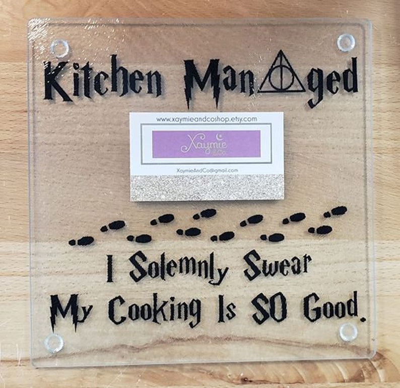 The Magic of Culinary Wizardry: Harry Potter Inspired Glass Cutting ...