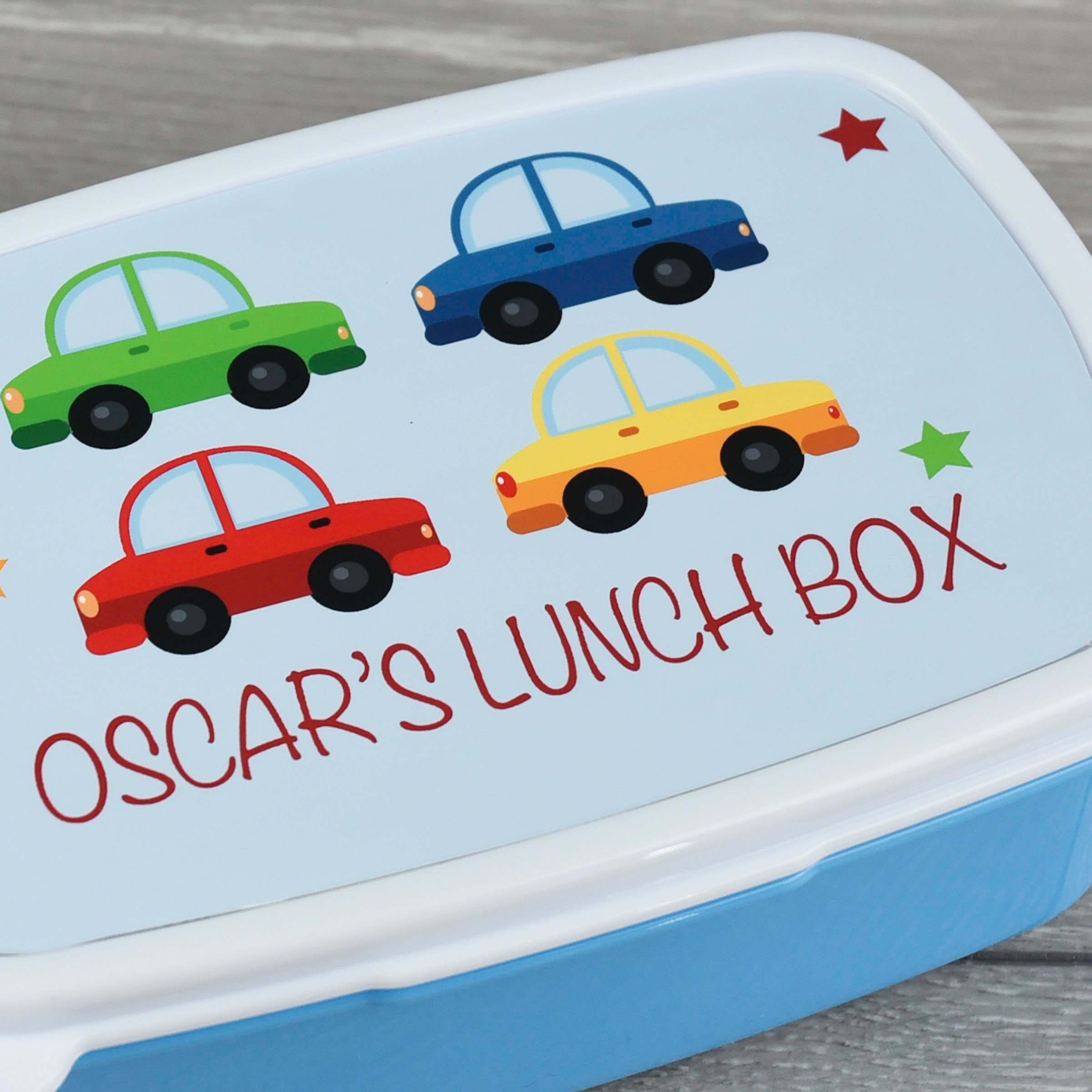 Child's Personalised Car Lunch Box Personalised Lunch | Etsy
