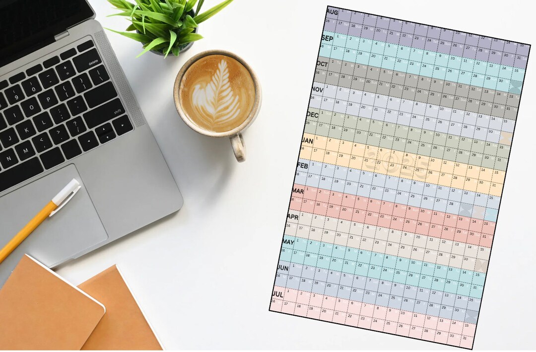 ACADEMIC DIGITAL CALENDAR - Etsy