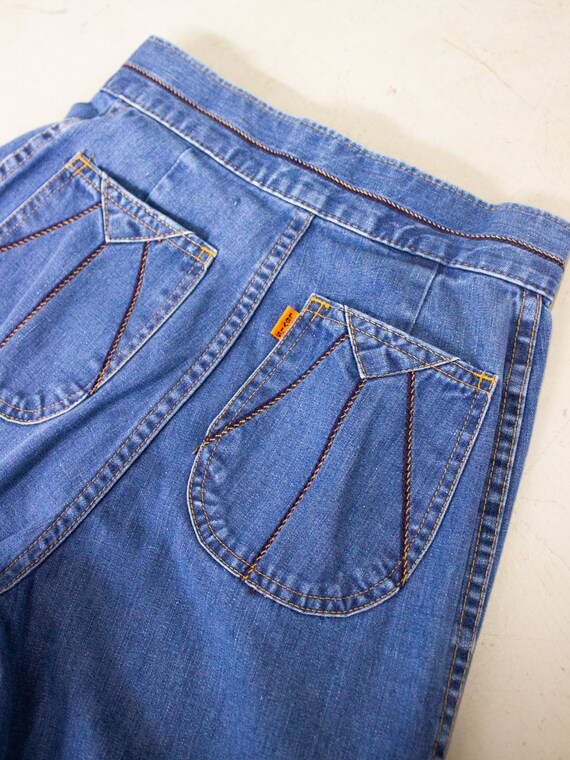 1970's Levis' Orange Tab Flared Jeans with Back Pocke… - Gem