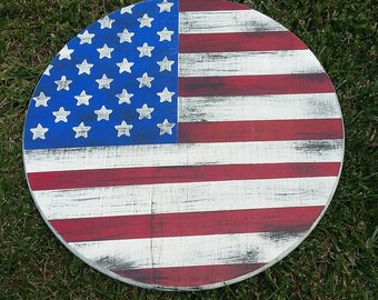 American flag sign | Etsy