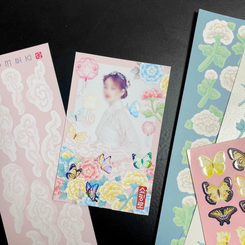 Butterfly Painting / Korean Folk Art Minhwa · Scrapbooking · Journaling ...
