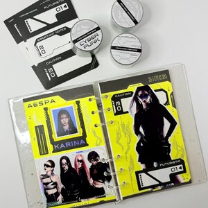 A6 Diary Planner Inserts - Cyberpunk , Sticker Pack / No Hole / Diary ...