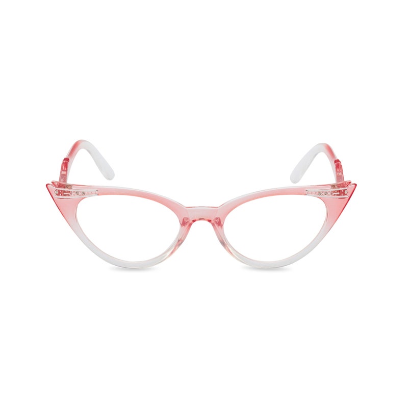 Womens Glasses Cateye Pink - Etsy