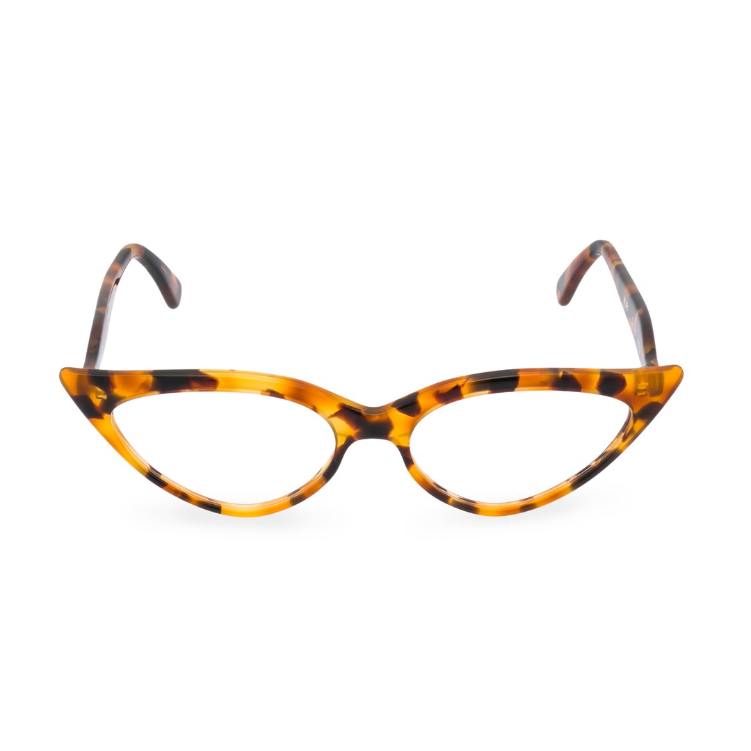 Outrageous Dramatic & Sexy Almond Shape Cat Eye Glasses Handmade ...