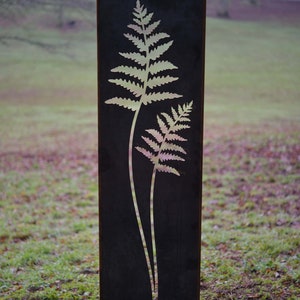 Fern Art Garden Panel Decoration - Etsy