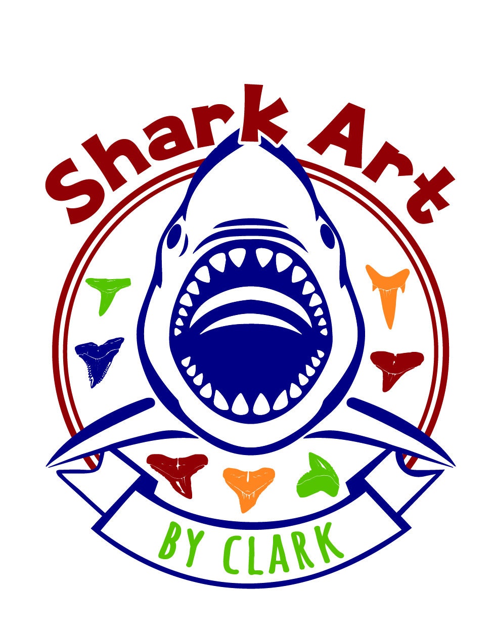Make Yer Own Shark Art Kit Reef Shark - Etsy