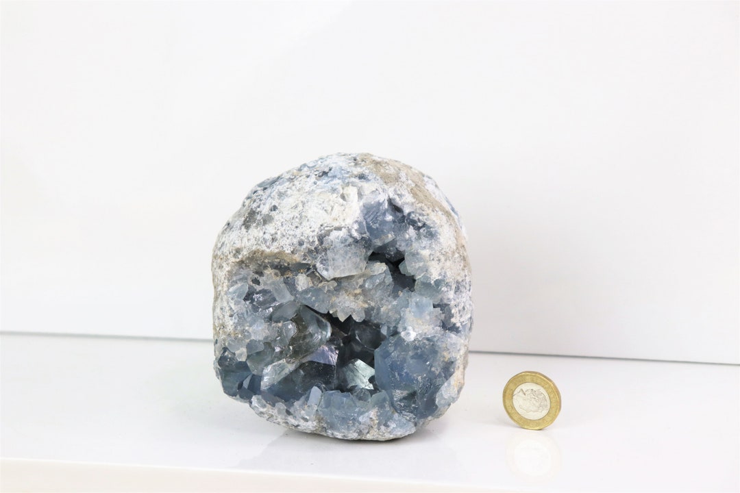 63) Large Celestite Crystal Natural Cluster - Etsy