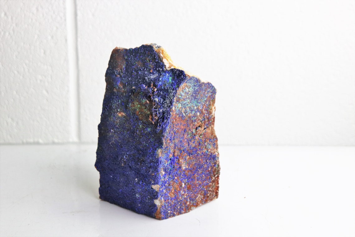 3 Azurite On Quartz Rough Crystal | Etsy