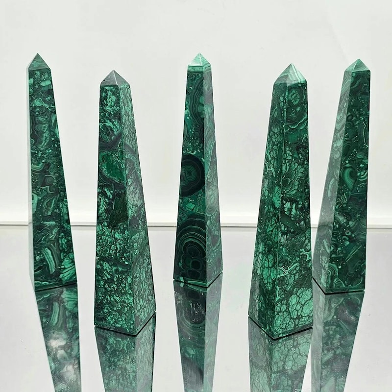Malachite Crystal - Etsy