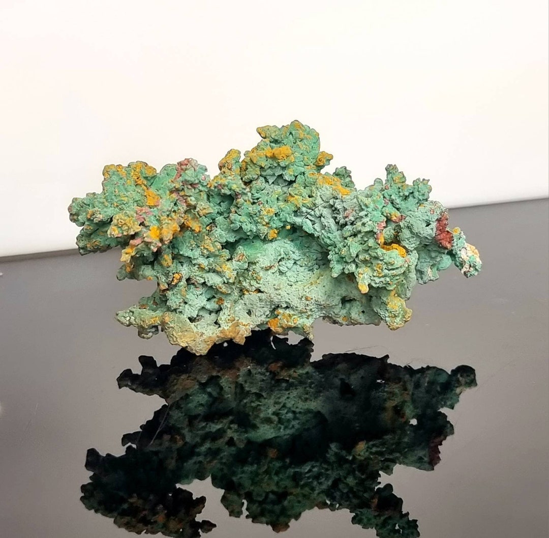 5#) Malachite on Copper Crystal - Etsy