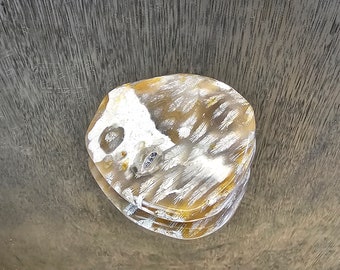 Rare Agate Coral Crystal Fossil Cabochon - UK (#8) - Etsy