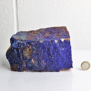 3) Azurite on Quartz Rough Crystal - Etsy UK