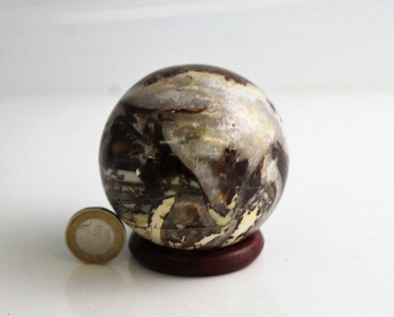 43 Brown Opal Crystal Sphere Madagascar Unique Home Decor - Etsy