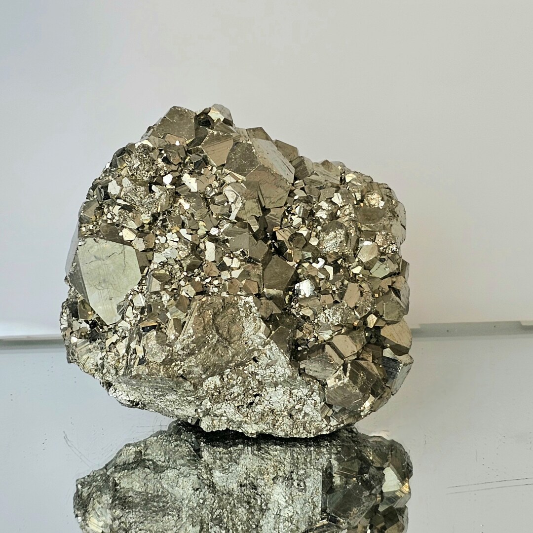 Pyrite Crystal Cluster - Peru (#37) - Etsy