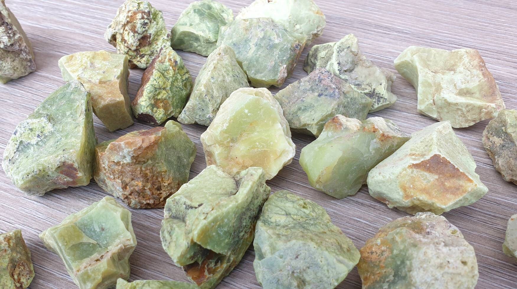 Green Opal Rough Crystal Rough | Etsy