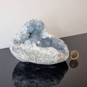 37) Large Celestite Crystal Geode - Etsy
