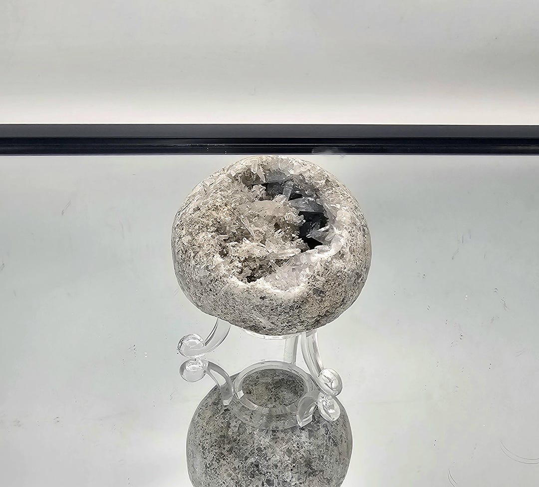 Unique Fine Crystal Point Geode Sphere - Etsy