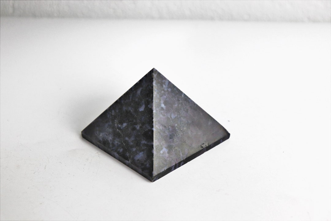 3) Indigo Gabbro Crystal Pyramid ~ Great Gift Home Decor - Etsy