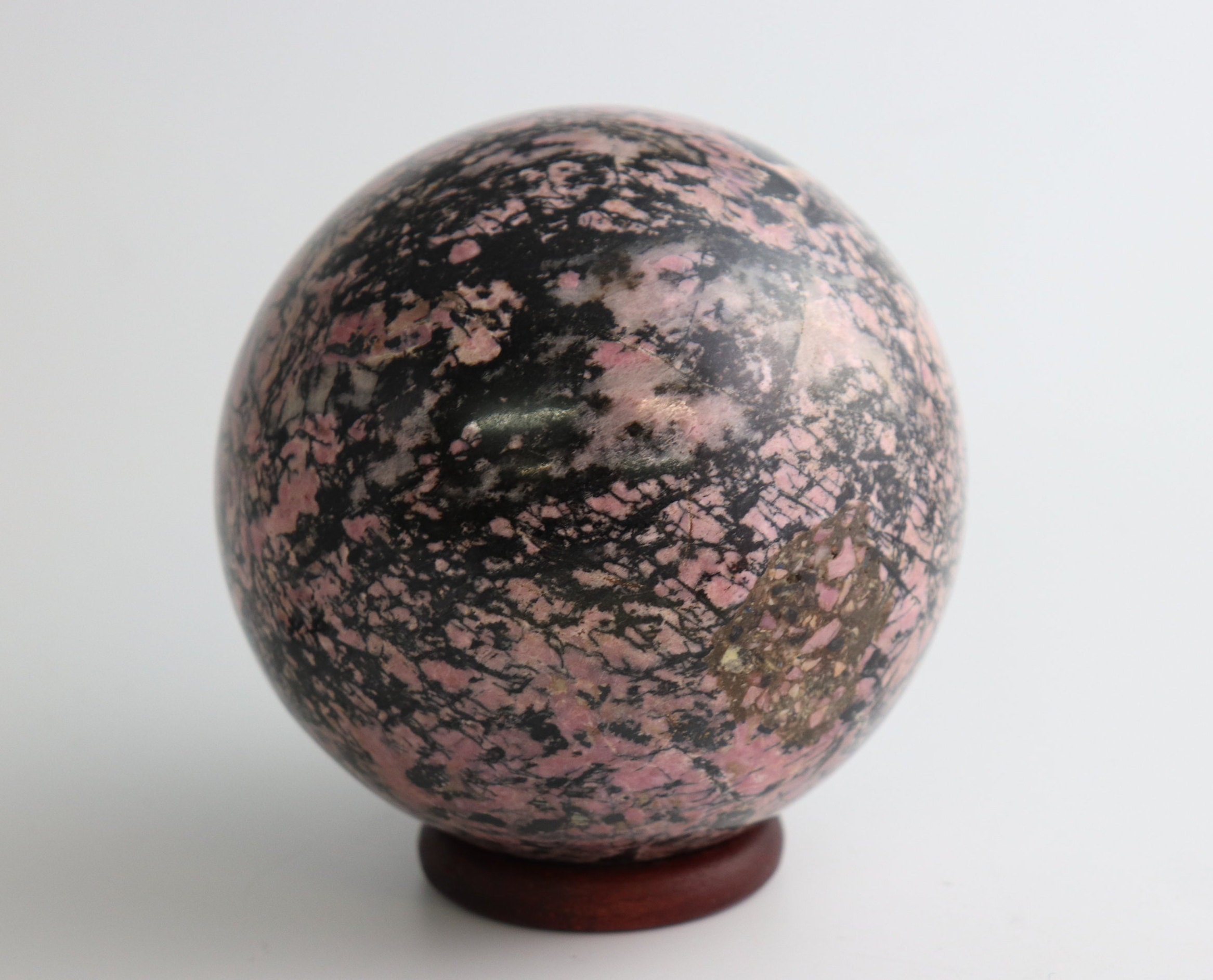 50) Large Rhodonite Crystal Sphere 2.29KG - Etsy