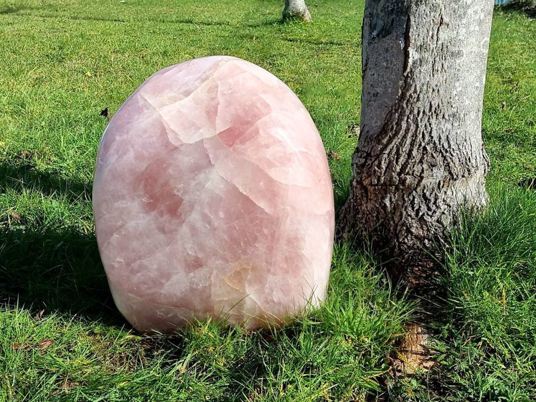 Extra Large High Quality Rose Quartz Crystal Freeform Statement Crystal ...
