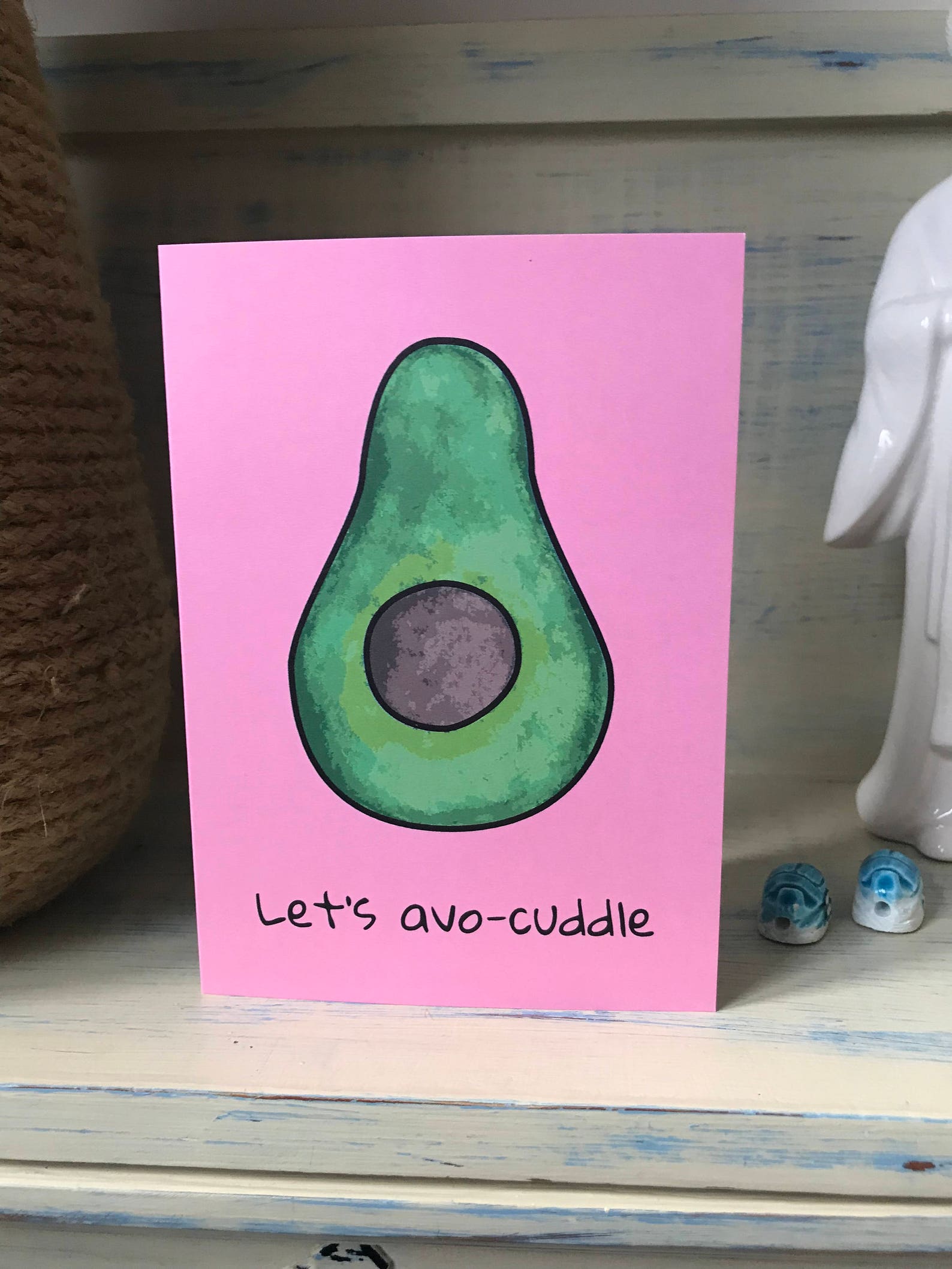 Lets Avo-cuddle Greetings Card Birthday Card Anniversary Card Cute Card ...